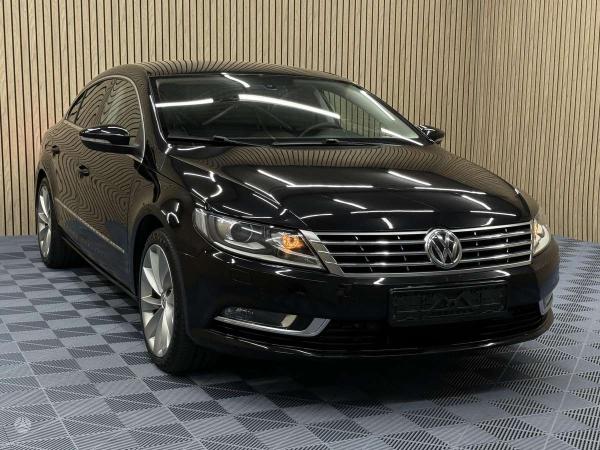 Black Volkswagen CC / Passat CC 2012 in Marijampole, with an engine capacity of 1.97 L and mileage of 245 thousand km for 7900 €, photo 1 on AUTOMOTO.COM.LV