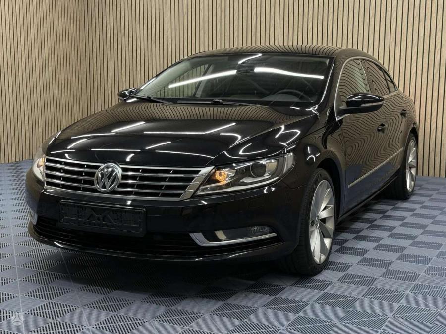 Black Volkswagen CC / Passat CC 2012 in Marijampole, with an engine capacity of 1.97 L and mileage of 245 thousand km for 7900 €, photo 5 on AUTOMOTO.COM.LV