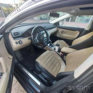 Black Volkswagen CC / Passat CC 2012 in Riga, with an engine capacity of 2.00 L and mileage of 317 thousand km for 6299 €, photo 8 on AUTOMOTO.COM.LV