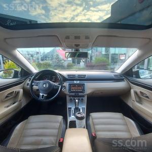 Black Volkswagen CC / Passat CC 2012 in Riga, with an engine capacity of 2.00 L and mileage of 317 thousand km for 6299 €, photo 9 on AUTOMOTO.COM.LV