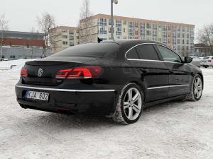 Melns Volkswagen CC / Passat CC 2013 Šauļi, ar dzinēja tilpumu 2.00 L un nobraukumu 270 tūkst. km par 6500 €, foto  vietnē AUTOMOTO.COM.LV