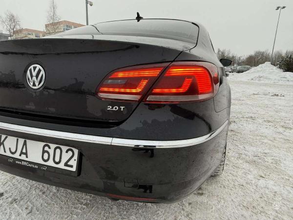 Black Volkswagen CC / Passat CC 2013 in Siauliai, with an engine capacity of 2.00 L and mileage of 270 thousand km for 6500 €, photo 8 on AUTOMOTO.COM.LV