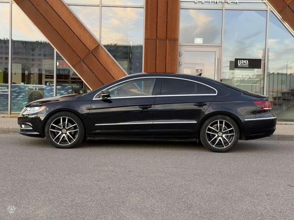 Black Volkswagen CC / Passat CC 2013 in Vilnius, with an engine capacity of 1.98 L and mileage of 200 thousand km for 4999 €, photo 8 on AUTOMOTO.COM.LV