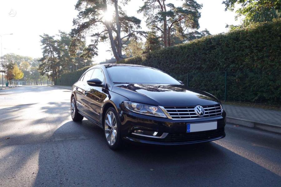 Black Volkswagen CC / Passat CC 2013 in Klaipeda, with an engine capacity of 1.97 L and mileage of 244 thousand km for 8500 €, photo 3 on AUTOMOTO.COM.LV