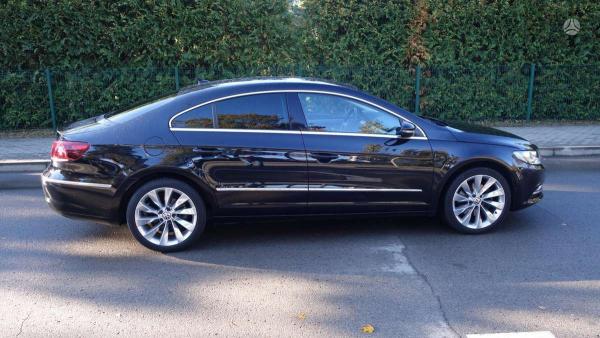 Black Volkswagen CC / Passat CC 2013 in Klaipeda, with an engine capacity of 1.97 L and mileage of 244 thousand km for 8500 €, photo 6 on AUTOMOTO.COM.LV