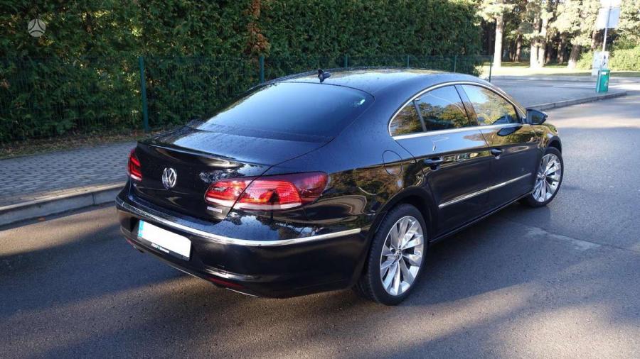 Black Volkswagen CC / Passat CC 2013 in Klaipeda, with an engine capacity of 1.97 L and mileage of 244 thousand km for 8500 €, photo 7 on AUTOMOTO.COM.LV