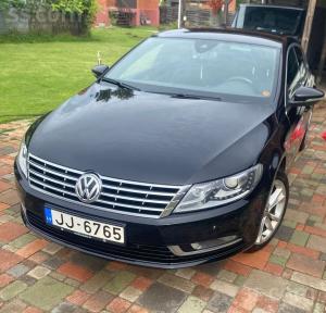 Black Volkswagen CC / Passat CC 2013 in Riga, with an engine capacity of 2.00 L and mileage of 269 thousand km for 6900 €, photo 5 on AUTOMOTO.COM.LV