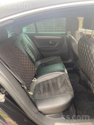 Black Volkswagen CC / Passat CC 2013 in Riga, with an engine capacity of 2.00 L and mileage of 269 thousand km for 6900 €, photo 7 on AUTOMOTO.COM.LV