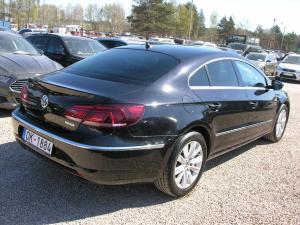 Black Volkswagen CC / Passat CC 2014 in Riga, with an engine capacity of 1.40 L and mileage of 117 thousand km for 8900 €, photo 4 on AUTOMOTO.COM.LV
