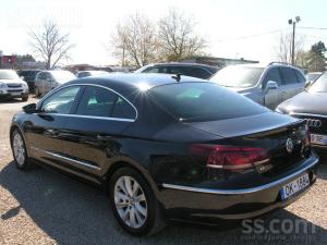 Black Volkswagen CC / Passat CC 2014 in Riga, with an engine capacity of 1.40 L and mileage of 117 thousand km for 8900 €, photo 5 on AUTOMOTO.COM.LV