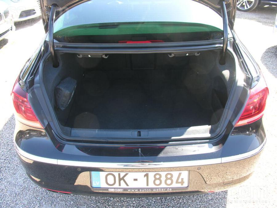 Black Volkswagen CC / Passat CC 2014 in Riga, with an engine capacity of 1.40 L and mileage of 117 thousand km for 8900 €, photo 6 on AUTOMOTO.COM.LV