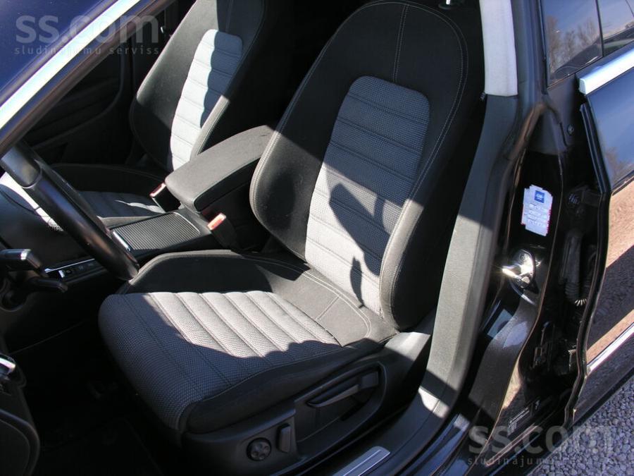 Black Volkswagen CC / Passat CC 2014 in Riga, with an engine capacity of 1.40 L and mileage of 117 thousand km for 8900 €, photo 11 on AUTOMOTO.COM.LV