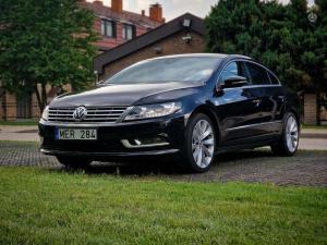 Black Volkswagen CC / Passat CC 2014 in Vilnius, with an engine capacity of 1.97 L and mileage of 299 thousand km for 7650 €, photo  on AUTOMOTO.COM.LV