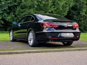 Black Volkswagen CC / Passat CC 2014 in Vilnius, with an engine capacity of 1.97 L and mileage of 299 thousand km for 7650 €, photo 8 on AUTOMOTO.COM.LV