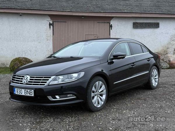 Black Volkswagen CC / Passat CC 2015 in Tallinn, with an engine capacity of 1.40 L and mileage of 245 thousand km for 7400 €, photo 1 on AUTOMOTO.COM.LV