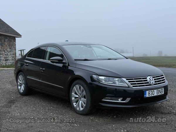 Black Volkswagen CC / Passat CC 2015 in Tallinn, with an engine capacity of 1.40 L and mileage of 245 thousand km for 7400 €, photo 2 on AUTOMOTO.COM.LV