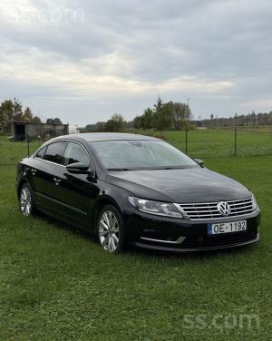 Black Volkswagen CC / Passat CC 2015 in Riga, with an engine capacity of 2.00 L and mileage of 231 thousand km for 7500 €, photo 3 on AUTOMOTO.COM.LV