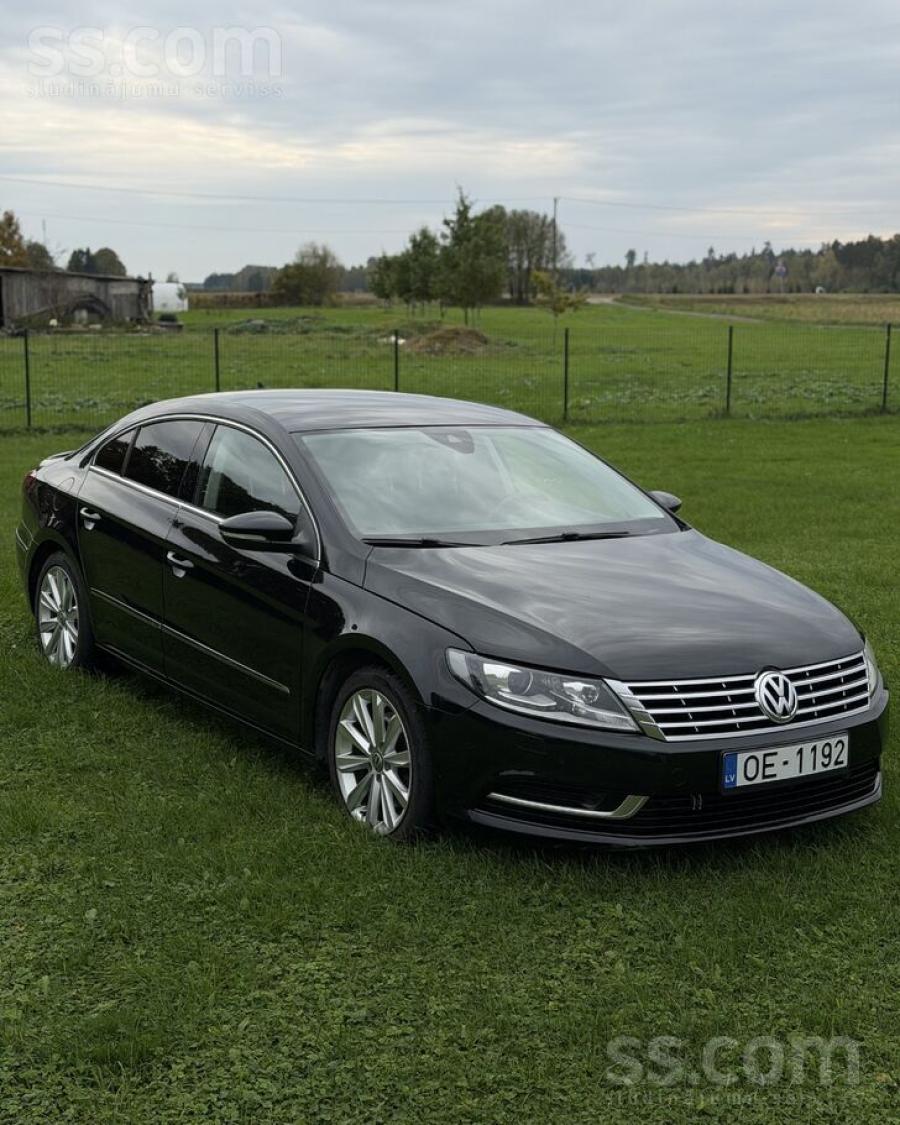 Black Volkswagen CC / Passat CC 2015 in Riga, with an engine capacity of 2.00 L and mileage of 231 thousand km for 7500 €, photo 11 on AUTOMOTO.COM.LV