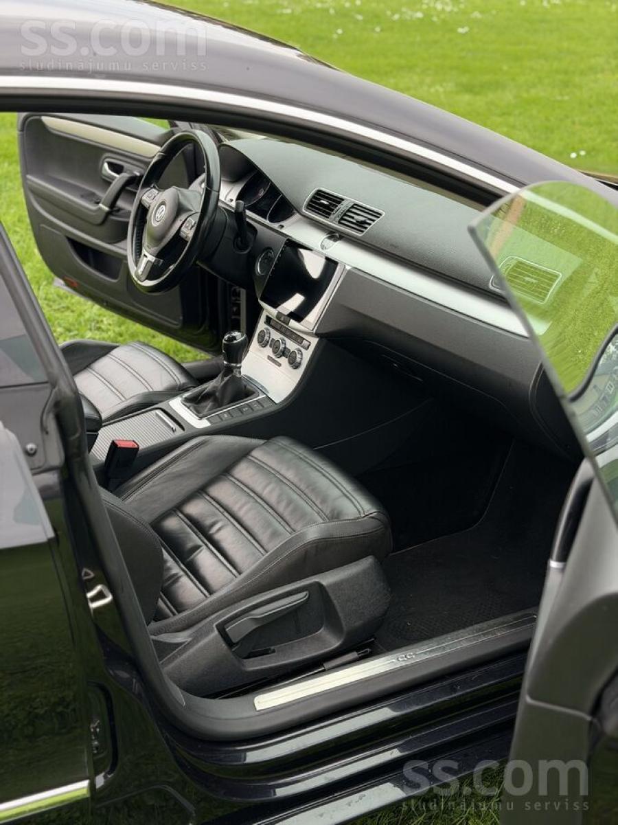 Black Volkswagen CC / Passat CC 2015 in Riga, with an engine capacity of 2.00 L and mileage of 231 thousand km for 7500 €, photo 19 on AUTOMOTO.COM.LV