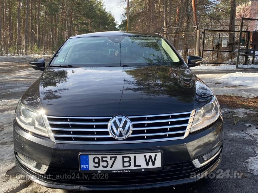 Black Volkswagen CC / Passat CC 2016 in Tallinn, with an engine capacity of 2.00 L and mileage of 158 thousand km for 11900 €, photo 4 on AUTOMOTO.COM.LV