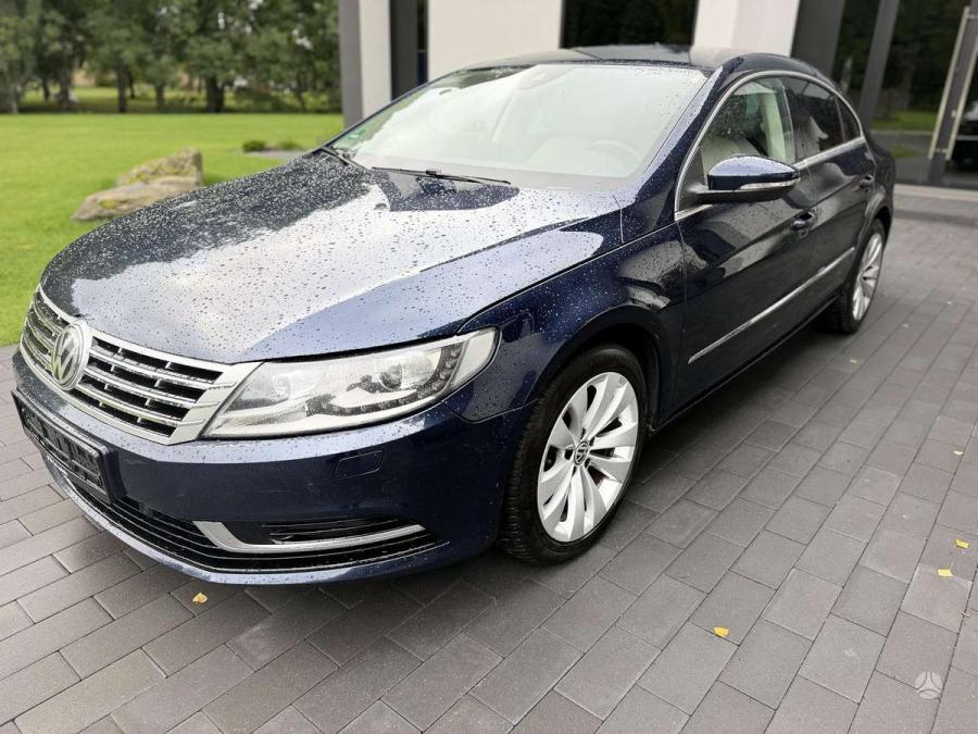 Blue Volkswagen CC / Passat CC 2013 in Kazlu Ruda, with an engine capacity of 2.00 L and mileage of 202 thousand km for 7999 €, photo 1 on AUTOMOTO.COM.LV