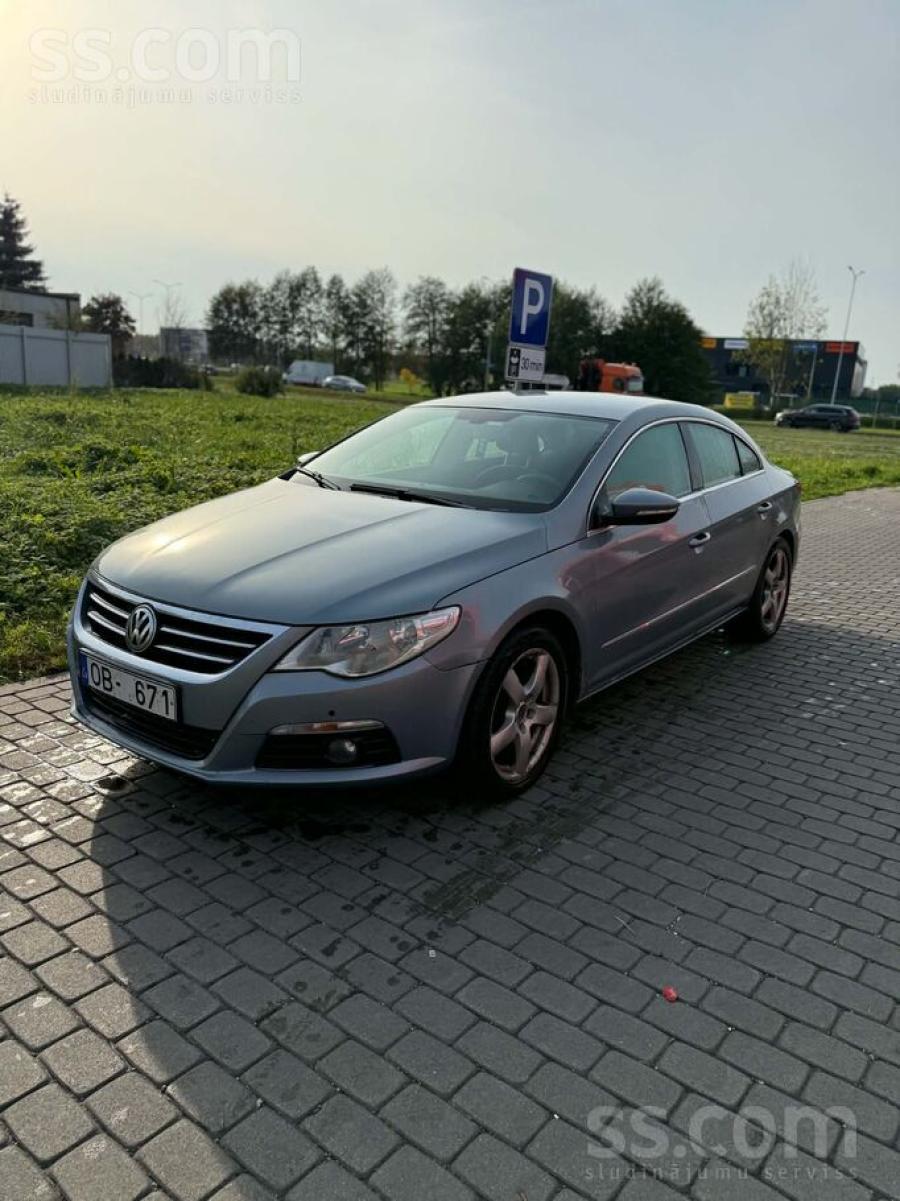 Синий Фольксваген CC / Passat CC 2008 в Рига, объемом двигателя 2.00 л и пробегом 320 тыс. км за 1650 €, фото 4 на AUTOMOTO.COM.LV
