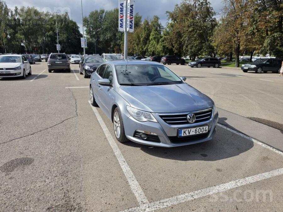 Blue Volkswagen CC / Passat CC 2008 in Riga, with an engine capacity of 1.80 L and mileage of 257 thousand km for 5000 €, photo 1 on AUTOMOTO.COM.LV