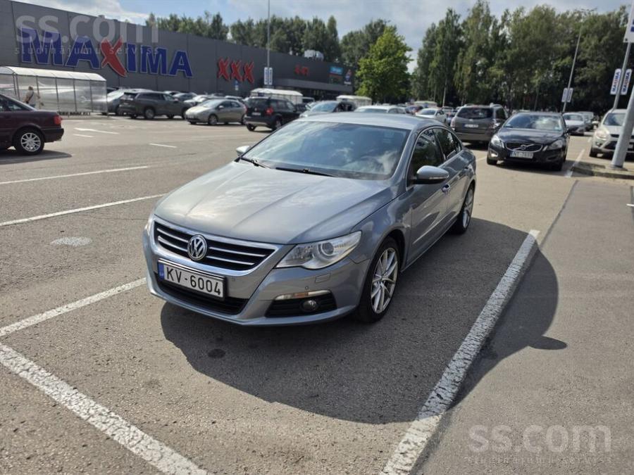 Blue Volkswagen CC / Passat CC 2008 in Riga, with an engine capacity of 1.80 L and mileage of 257 thousand km for 5000 €, photo 4 on AUTOMOTO.COM.LV