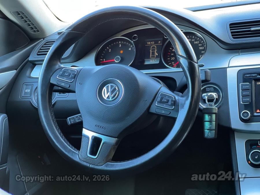 Blue Volkswagen CC / Passat CC 2009 in Narva, with an engine capacity of 2.00 L and mileage of 407 thousand km for 1499 €, photo 23 on AUTOMOTO.COM.LV
