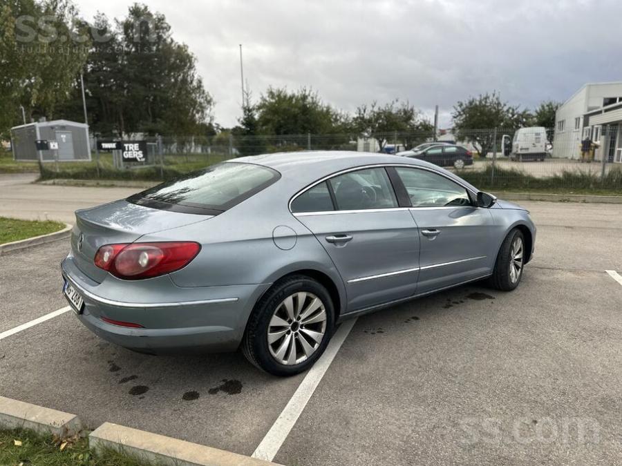 Blue Volkswagen CC / Passat CC 2009 in Riga, with an engine capacity of 2.00 L and mileage of 325 thousand km for 1890 €, photo 7 on AUTOMOTO.COM.LV