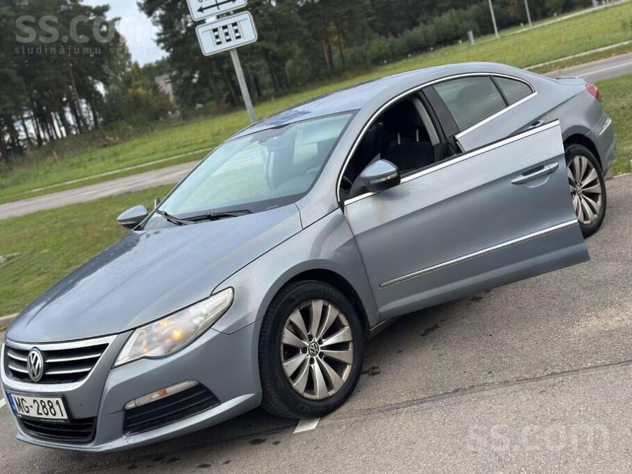 Blue Volkswagen CC / Passat CC 2009 in Riga, with an engine capacity of 2.00 L and mileage of 325 thousand km for 1890 €, photo 10 on AUTOMOTO.COM.LV