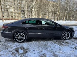 Brown Volkswagen CC / Passat CC 2013 in Riga, with an engine capacity of 2.00 L and mileage of 251 thousand km for 6500 €, photo 5 on AUTOMOTO.COM.LV