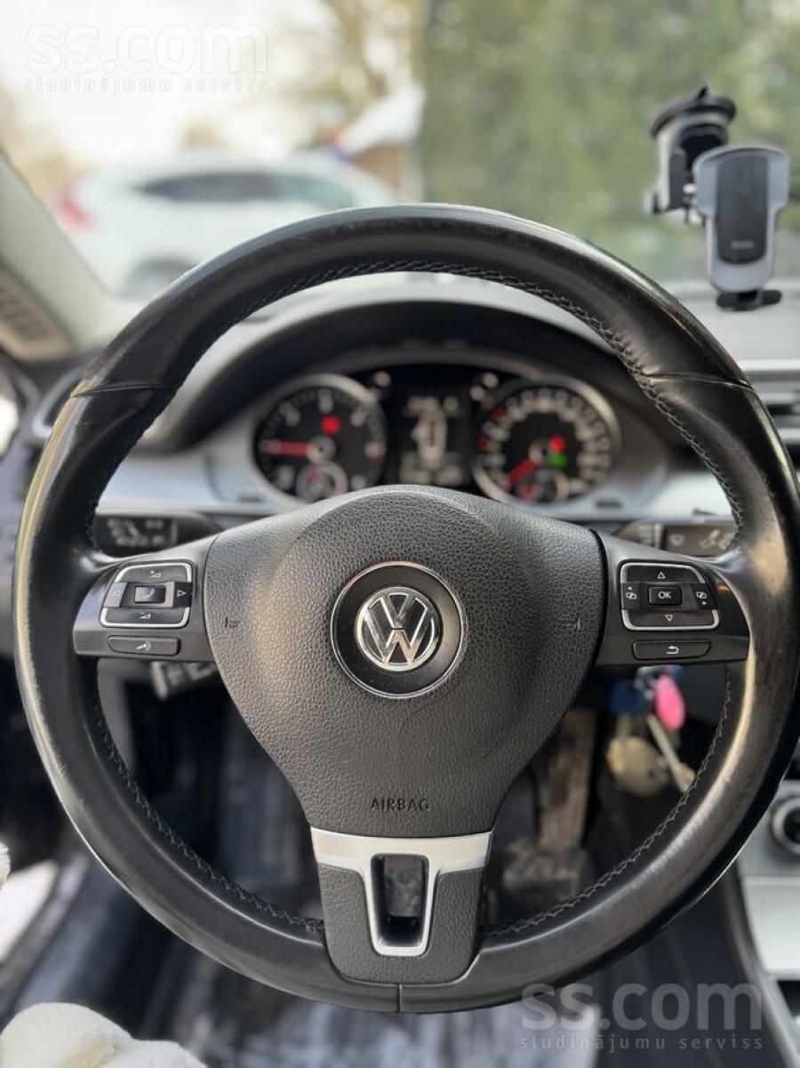 Brown Volkswagen CC / Passat CC 2013 in Riga, with an engine capacity of 2.00 L and mileage of 251 thousand km for 6500 €, photo 11 on AUTOMOTO.COM.LV