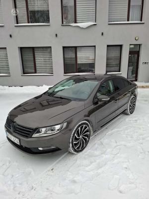 Brown Volkswagen CC / Passat CC 2014 in Palanga, with an engine capacity of 1.97 L and mileage of 219 thousand km for 9700 €, photo  on AUTOMOTO.COM.LV