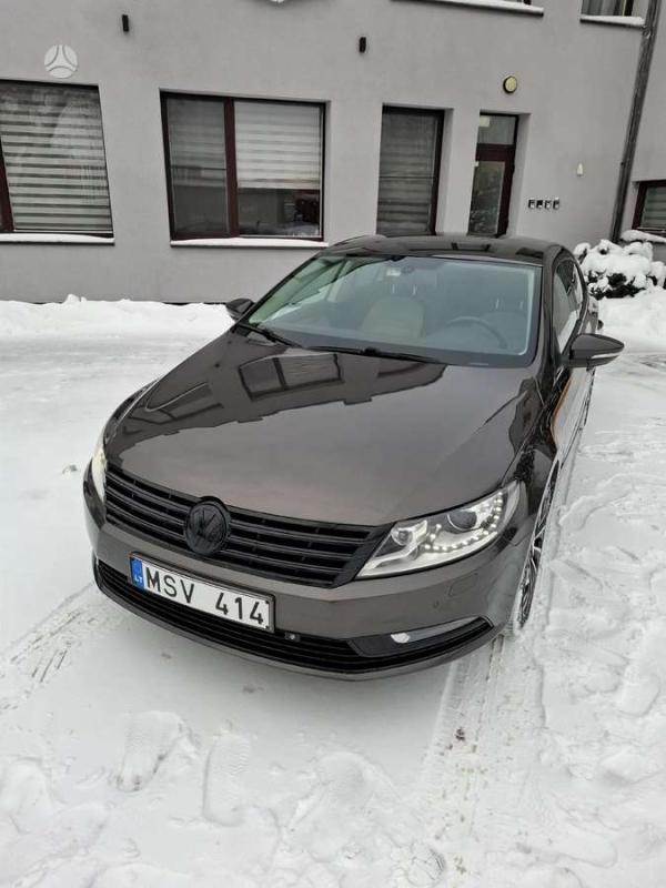 Brown Volkswagen CC / Passat CC 2014 in Palanga, with an engine capacity of 1.97 L and mileage of 219 thousand km for 9700 €, photo 4 on AUTOMOTO.COM.LV