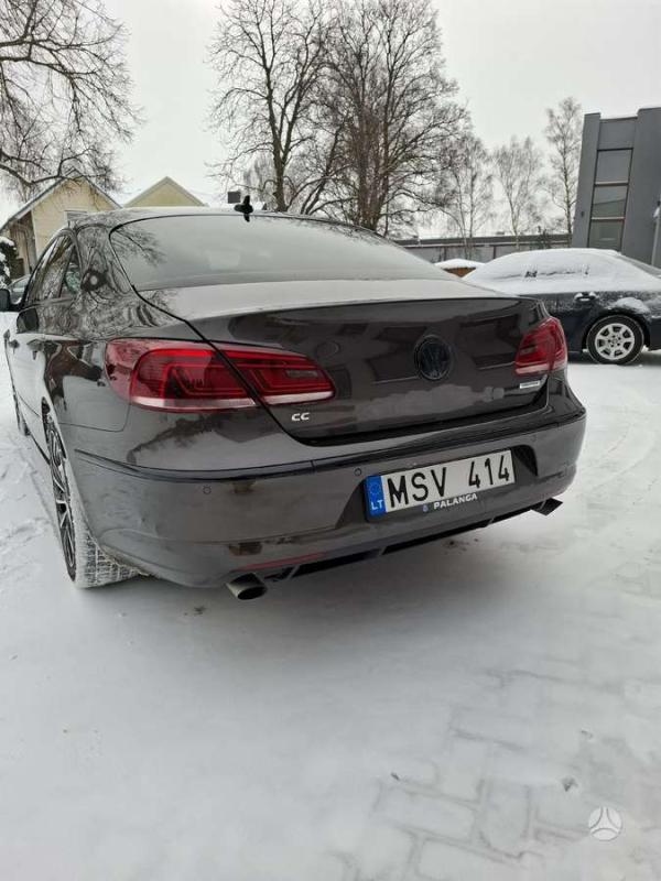 Brown Volkswagen CC / Passat CC 2014 in Palanga, with an engine capacity of 1.97 L and mileage of 219 thousand km for 9700 €, photo 7 on AUTOMOTO.COM.LV