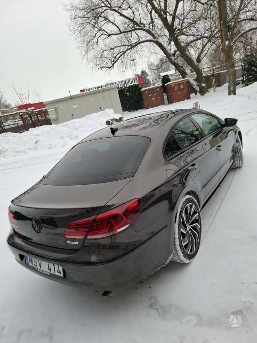 Brown Volkswagen CC / Passat CC 2014 in Palanga, with an engine capacity of 1.97 L and mileage of 219 thousand km for 9700 €, photo 13 on AUTOMOTO.COM.LV