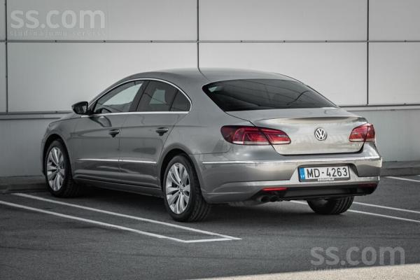 Brown Volkswagen CC / Passat CC 2015 in Riga, with an engine capacity of 1.40 L and mileage of 121 thousand km for 8950 €, photo 6 on AUTOMOTO.COM.LV