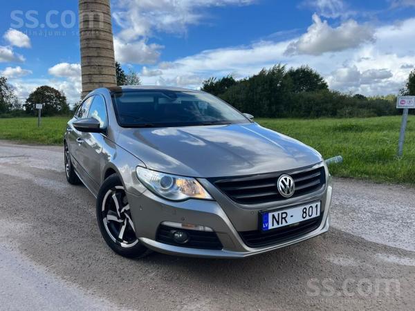 Brown Volkswagen CC / Passat CC 2009 in Riga, with an engine capacity of 2.00 L and mileage of 0 thousand km for 4990 €, photo 3 on AUTOMOTO.COM.LV