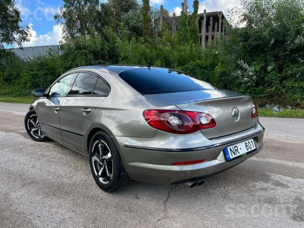 Brown Volkswagen CC / Passat CC 2009 in Riga, with an engine capacity of 2.00 L and mileage of 0 thousand km for 4990 €, photo 4 on AUTOMOTO.COM.LV