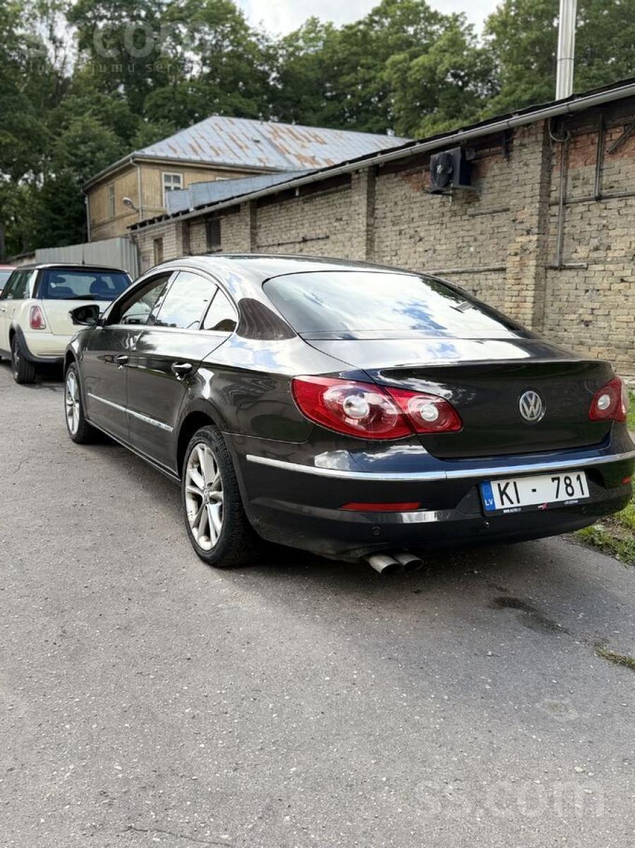 Brown Volkswagen CC / Passat CC 2009 in Riga, with an engine capacity of 1.80 L and mileage of 266 thousand km for 3150 €, photo 4 on AUTOMOTO.COM.LV