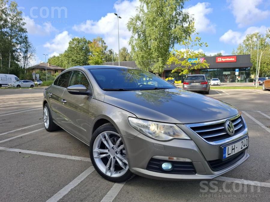 Brown Volkswagen CC / Passat CC 2010 in Riga, with an engine capacity of 2.00 L and mileage of 399 thousand km for 3890 €, photo 3 on AUTOMOTO.COM.LV
