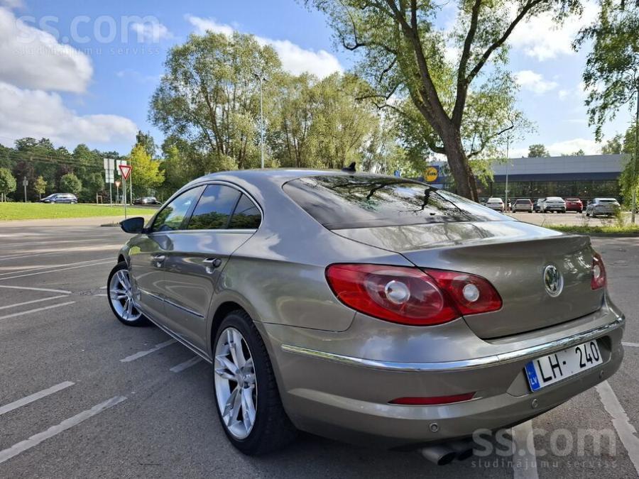 Brown Volkswagen CC / Passat CC 2010 in Riga, with an engine capacity of 2.00 L and mileage of 399 thousand km for 3890 €, photo 4 on AUTOMOTO.COM.LV
