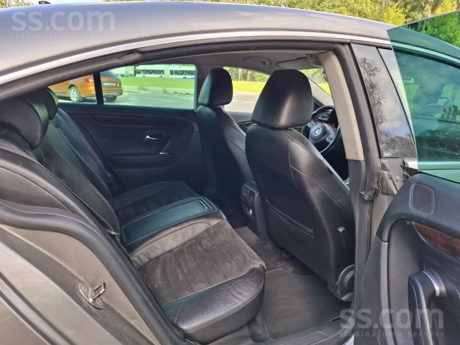 Brown Volkswagen CC / Passat CC 2010 in Riga, with an engine capacity of 2.00 L and mileage of 399 thousand km for 3890 €, photo 7 on AUTOMOTO.COM.LV