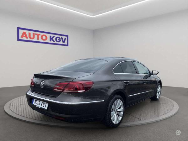 Brown Volkswagen CC / Passat CC 2012 in Vilnius, with an engine capacity of 2.00 L and mileage of 271 thousand km for 7499 €, photo 4 on AUTOMOTO.COM.LV