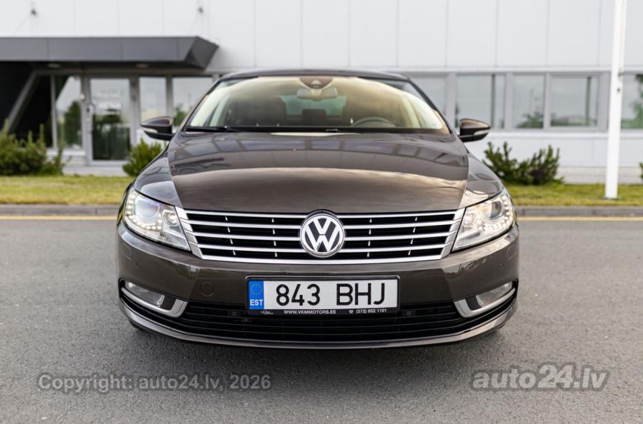 Brown Volkswagen CC / Passat CC 2012 in Tallinn, with an engine capacity of 2.00 L and mileage of 273 thousand km for 7999 €, photo 3 on AUTOMOTO.COM.LV