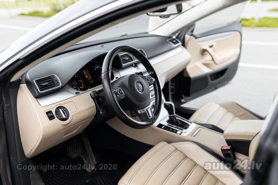 Brown Volkswagen CC / Passat CC 2012 in Tallinn, with an engine capacity of 2.00 L and mileage of 273 thousand km for 7999 €, photo 10 on AUTOMOTO.COM.LV