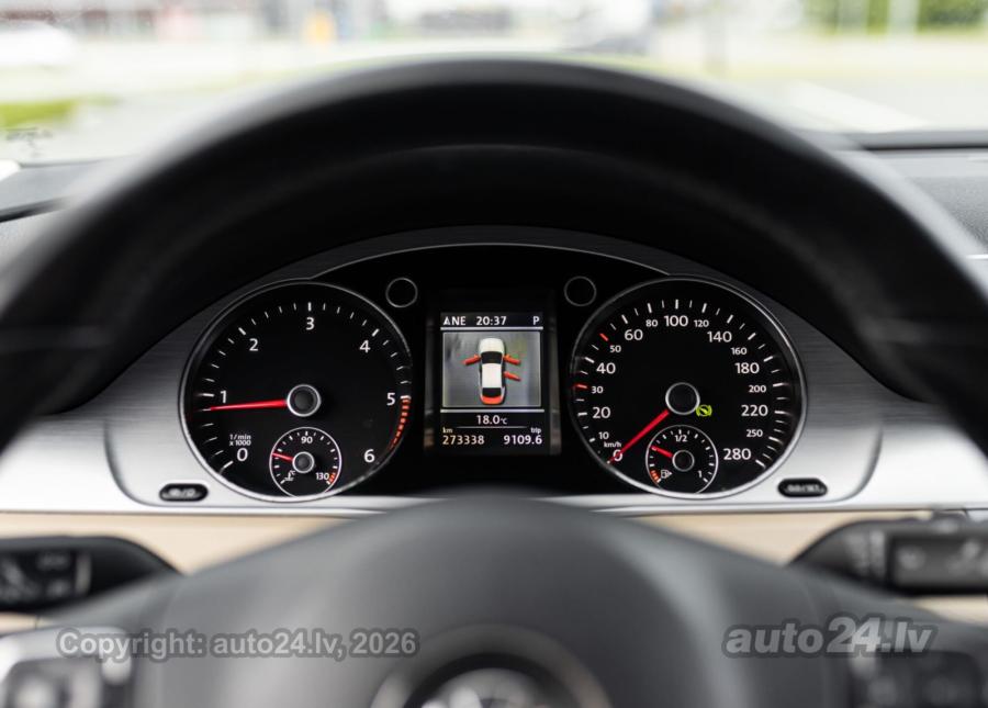 Brown Volkswagen CC / Passat CC 2012 in Tallinn, with an engine capacity of 2.00 L and mileage of 273 thousand km for 7999 €, photo 21 on AUTOMOTO.COM.LV