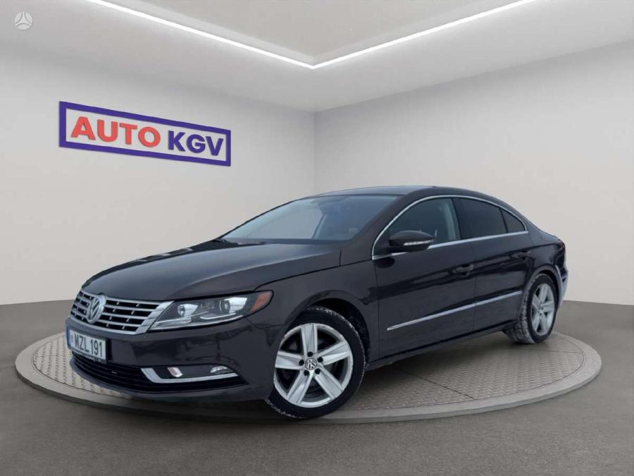 Brown Volkswagen CC / Passat CC 2013 in Kaunas, with an engine capacity of 2.00 L and mileage of 182 thousand km for 7799 €, photo 1 on AUTOMOTO.COM.LV