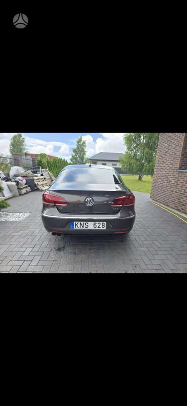 Brown Volkswagen CC / Passat CC 2013 in Klaipeda, with an engine capacity of 1.90 L and mileage of 157 thousand km for 5050 €, photo 3 on AUTOMOTO.COM.LV